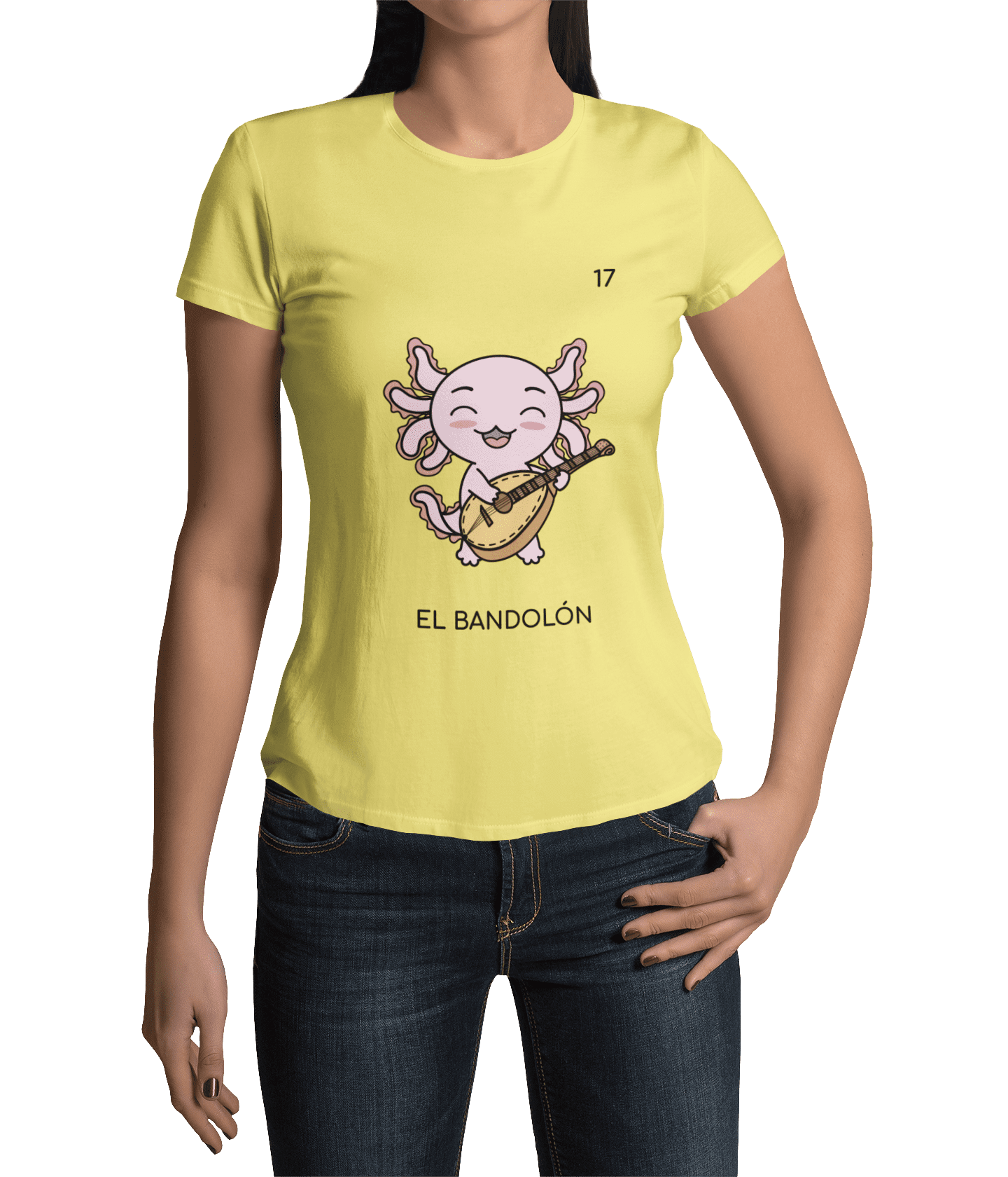 Playera Axoloteria El Bandolon Ajolote Adulto E Infantil – Ajolotito MX